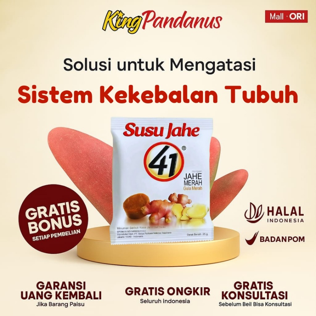 Jual Jahe 41 | 1 Sachet | Original | BPOM - King Pandanus | Shopee ...