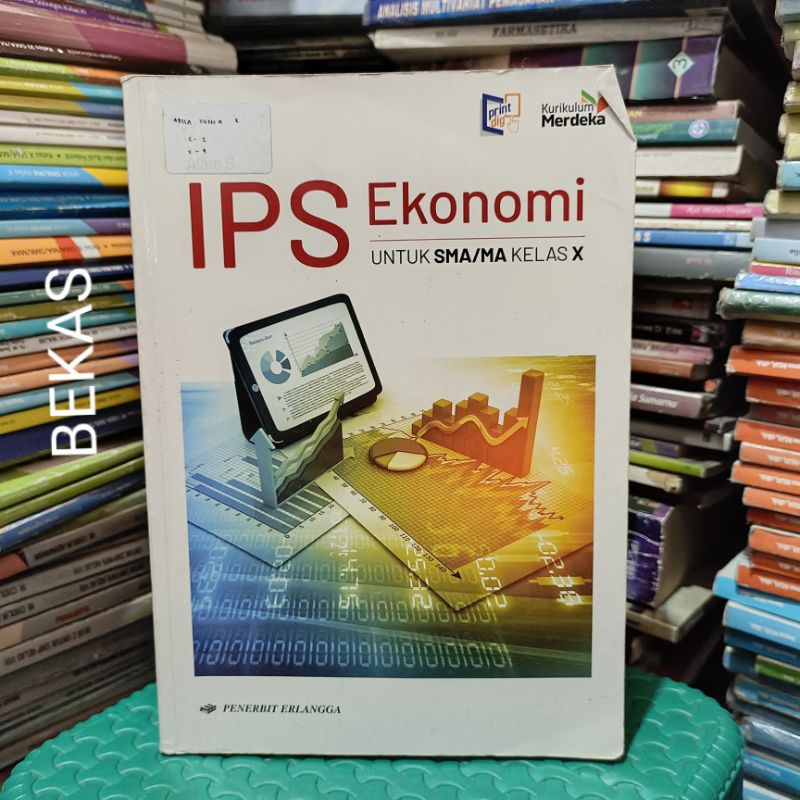 Jual Buku Paket IPS Ekonomi Ilmu Pengetahuan Sosial Kelas 10 X 1 SMA MA Penerbit Erlangga ...