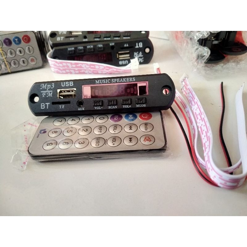 Jual MODUL MP3 BLUETOOTH 9-12volt support: fm Radio/flesdisk/memori ...