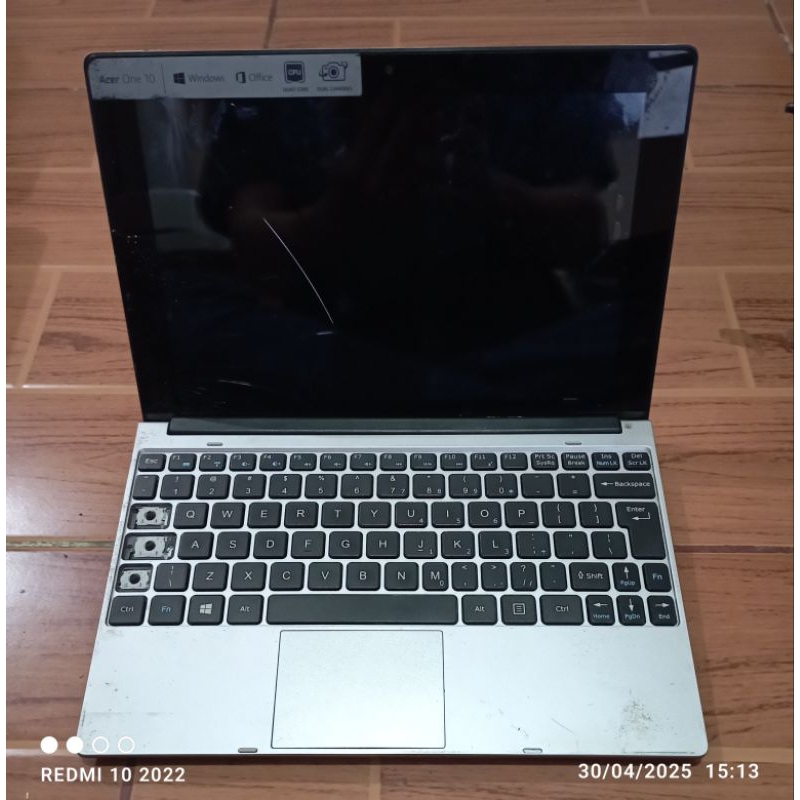 Jual Notebook Acer One 10 Intel Celeron Haswell DDR3 kondisi Mati/Matot tidak ada Charger ...