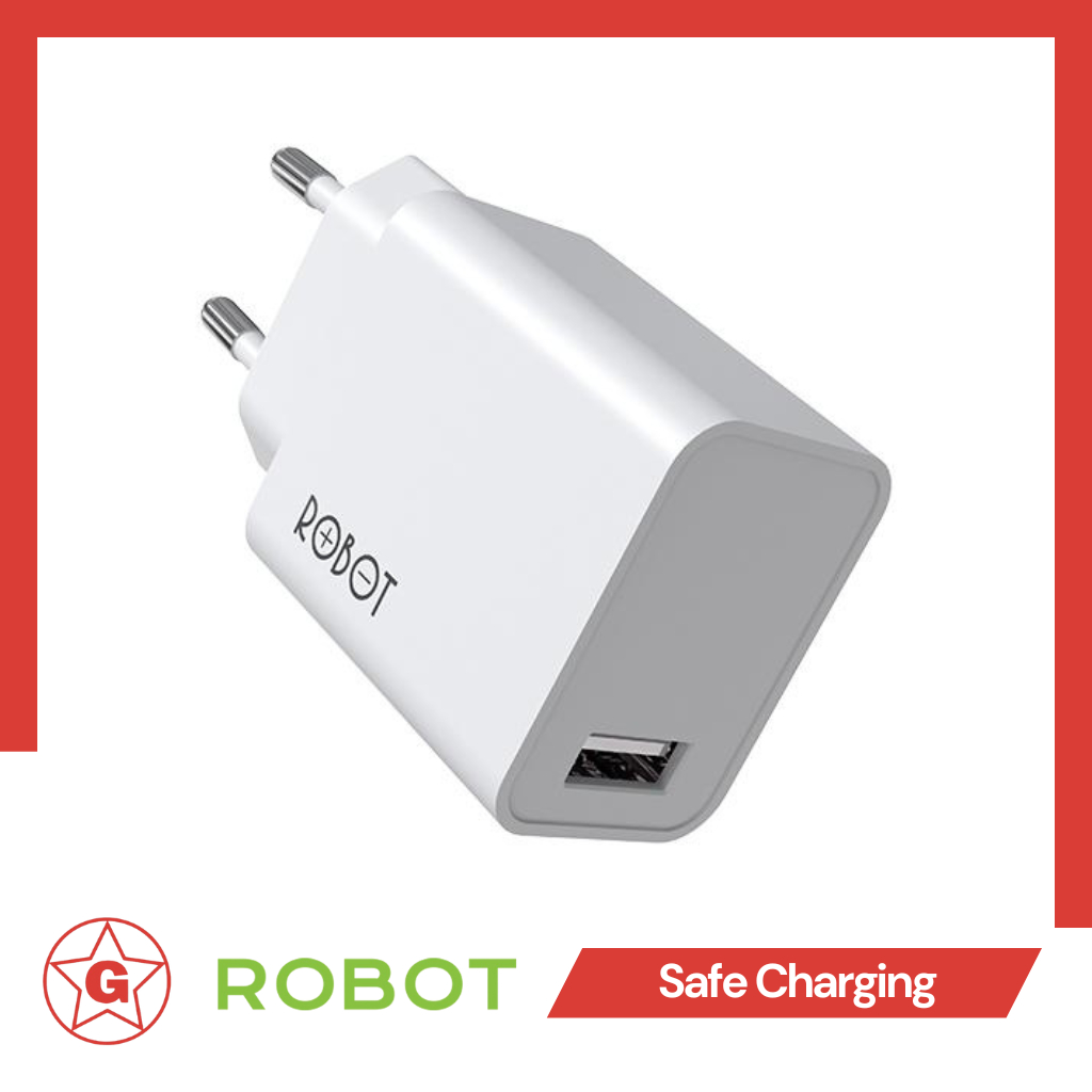 Jual Charger 3A Robot RT-F1 Single USB Port Fast Charging 3.0A Best ...