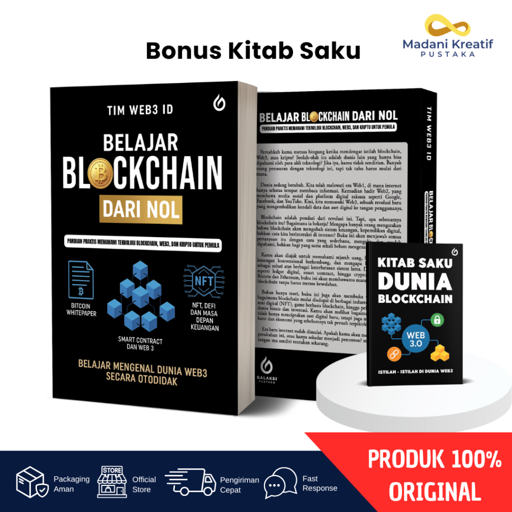 Jual BUKU BELAJAR BLOCKCHAIN DARI NOL PANDUAN PRAKTIS MEMAHAMI TEKNOLOGI BLOCKCHAIN, WEB3 ...