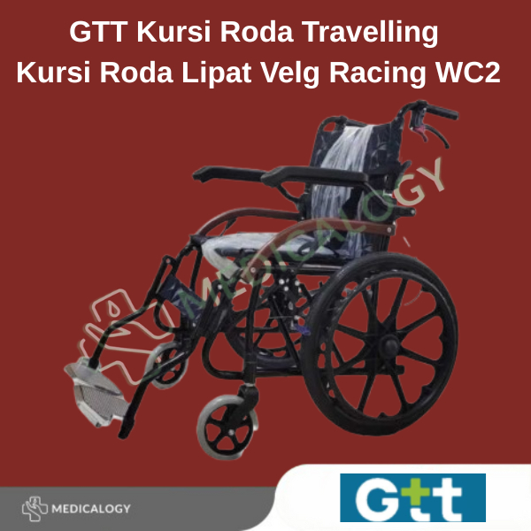 Jual GTT Kursi Roda Travelling Kursi Roda Lipat Velg Racing WC2 ...