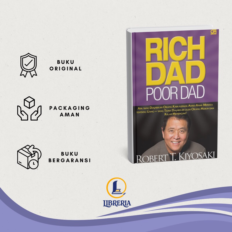 Jual Rich Dad Poor Dad - Robert T. Kiyosaki (ORIGINAL) | Shopee Indonesia