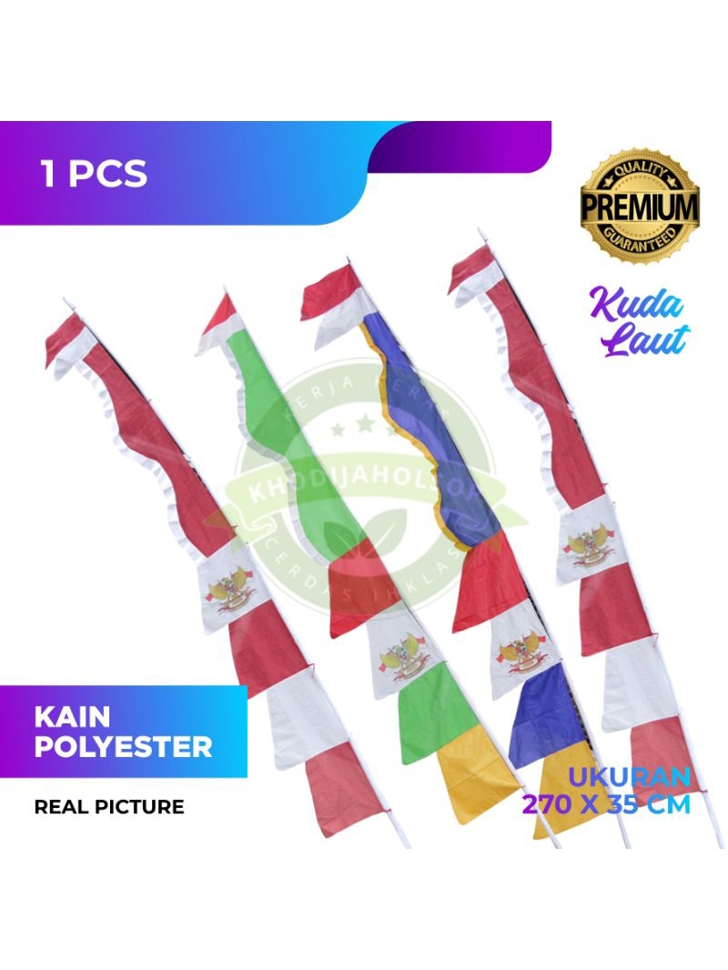 Jual Umbul-Umbul Kuda Laut Merah Putih & Warna-Warni (1 pcs) | Shopee Indonesia