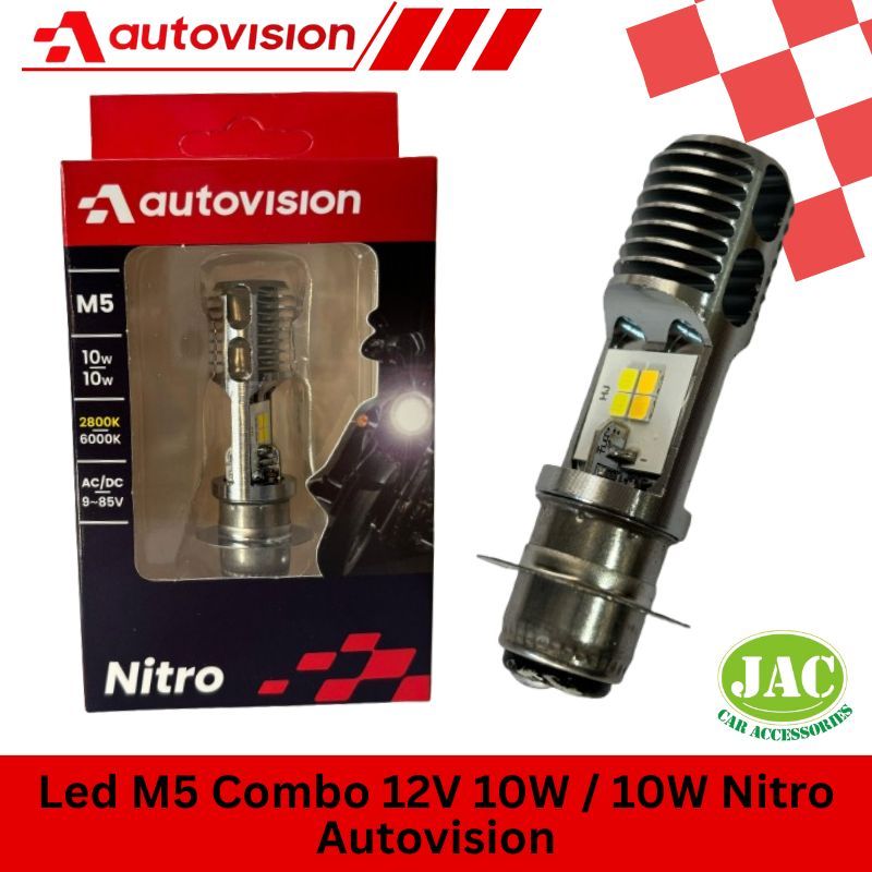 Jual Lampu LED M5 COMBO 12V 10W/10W Nitro Autovision | Shopee Indonesia