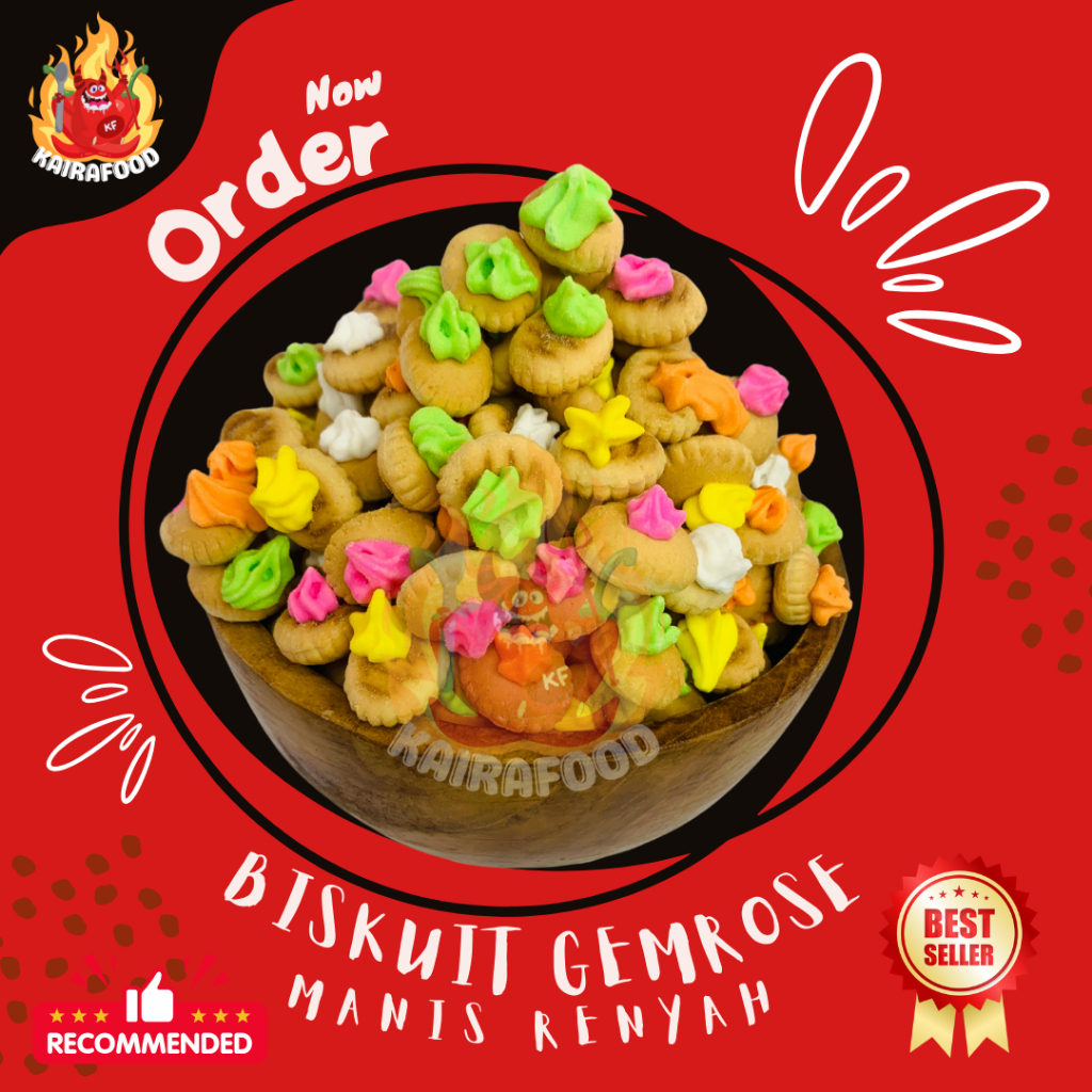 Jual 1 KG BISKUIT GEMROSE BUNGA GEM | Shopee Indonesia