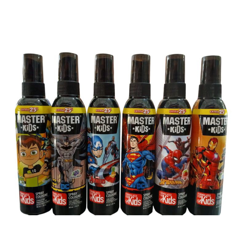 Jual MASTER KIDS SPRAY COLOGNE 100 ML | Shopee Indonesia