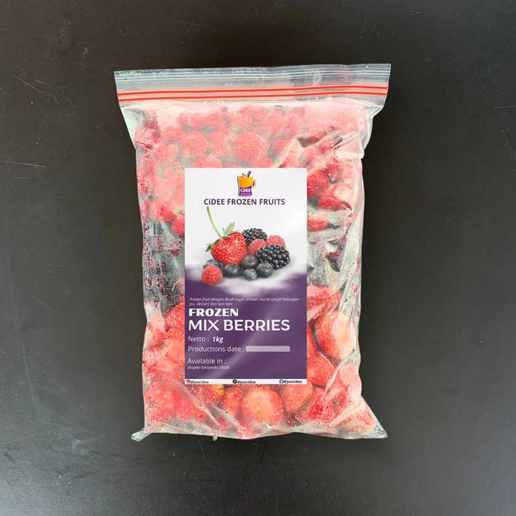 Jual Buah frozen mix berries / Frozen mix berries / Frozen berries ...