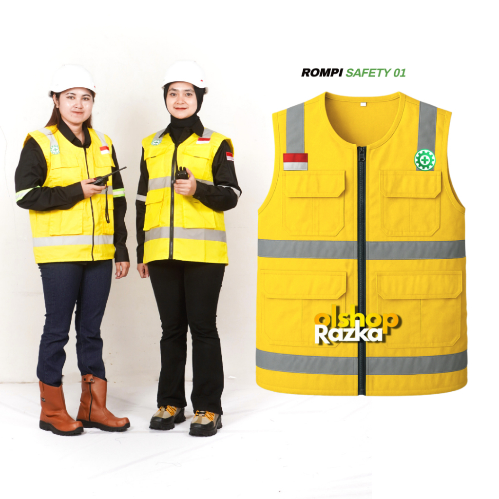 Jual ROMPI PROYEK SAFETY/ROMPI LAPANGAN/ROMPI K3/ROMPI PRIA WANITA ...