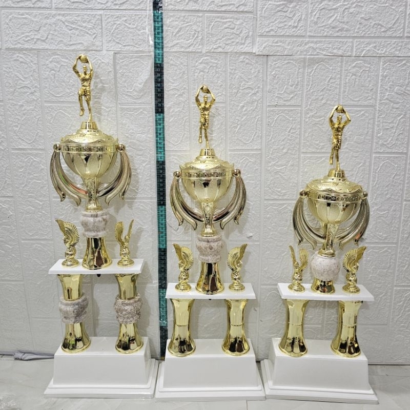 Jual trophy Piala 2kaki silver royal marmer bagus murah 1 buah | Shopee ...