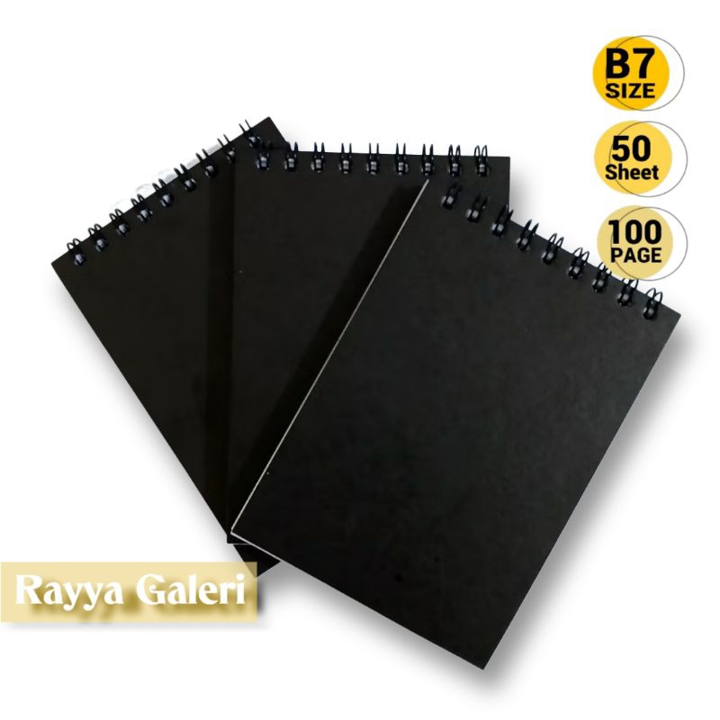 Jual Notebook mini saku B7 double ring spiral buku catatan harian buku ...