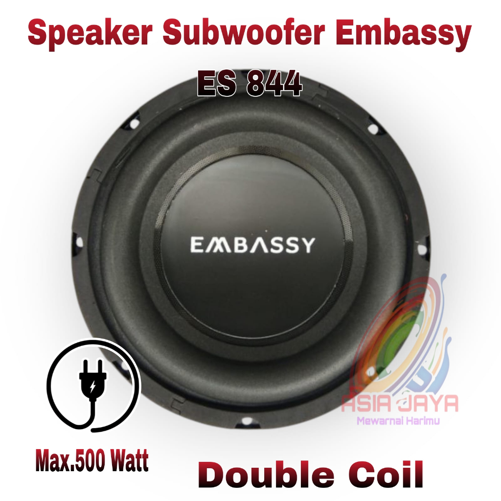 Jual Speaker Subwoofer Embassy ES844 8 Inch ES 844 500W | Shopee Indonesia