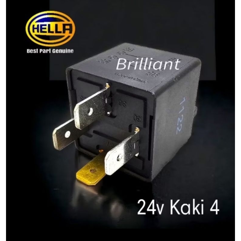 Jual HELLA Original - Relay Universal - 12v 24v | Shopee Indonesia