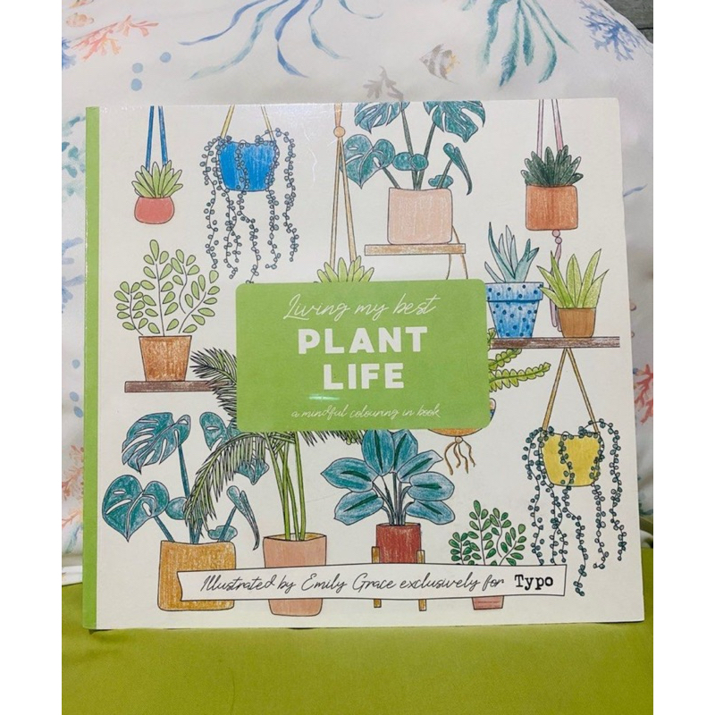 Jual colouring book typo / buku gambar plant | Shopee Indonesia