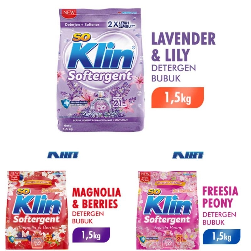 Jual so klin softergent powder 1.5kg | Shopee Indonesia