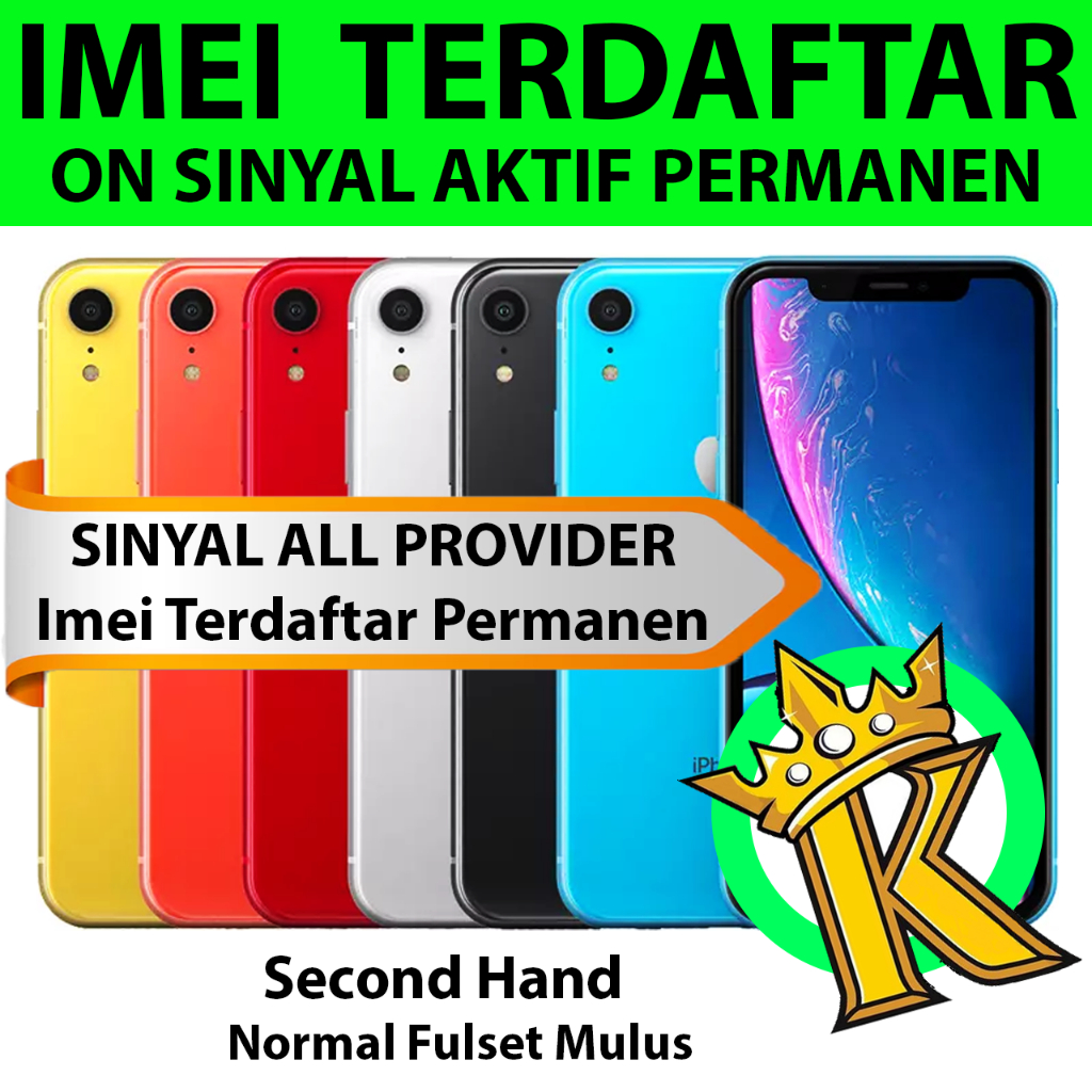 Jual BC IP XR Beacukai Sinyal Permanen Terdaftar IP XR 64GB XR 128GB XR ...