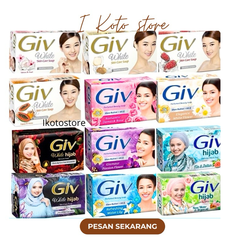 Jual Giv White Hijab Saffron & Niacinamide, Bengkoang, Tin&Zaitun ...