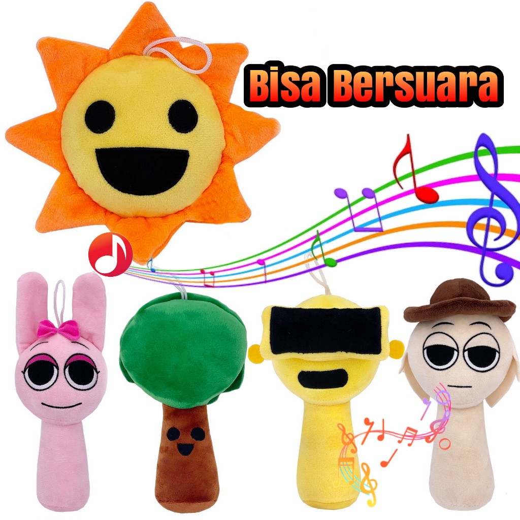 Jual BONEKA SPRUNKI BERSUARA Boneka Sprunki Berbunyi Musik Bisa ...