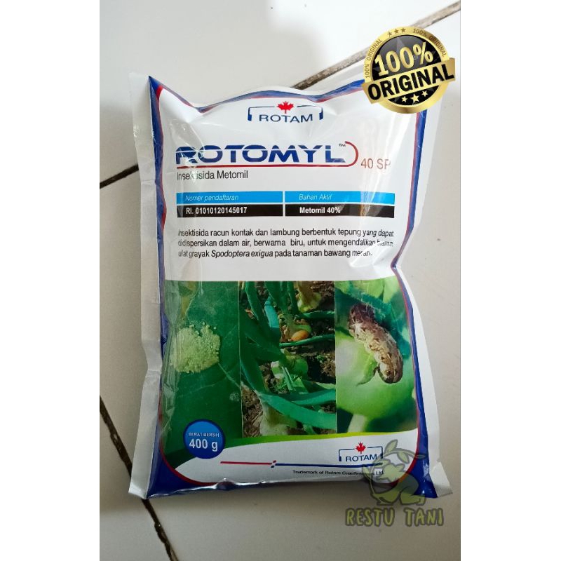 Jual Insektisida ROTOMYL 40SP Metomil 40% 400 gr | Shopee Indonesia