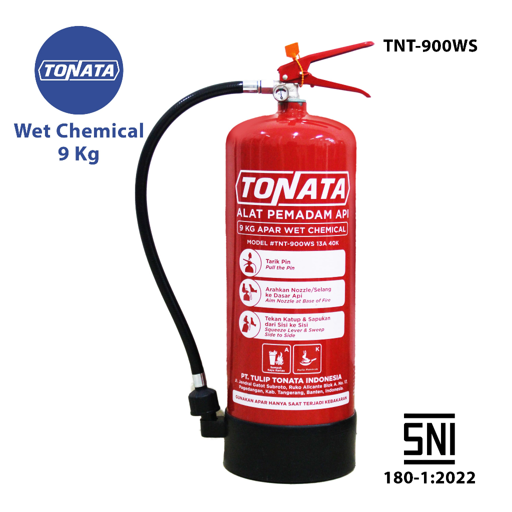 Jual Alat Pemadam Api Tonata SNI / APAR Wet Chemical 9 kg | Shopee ...