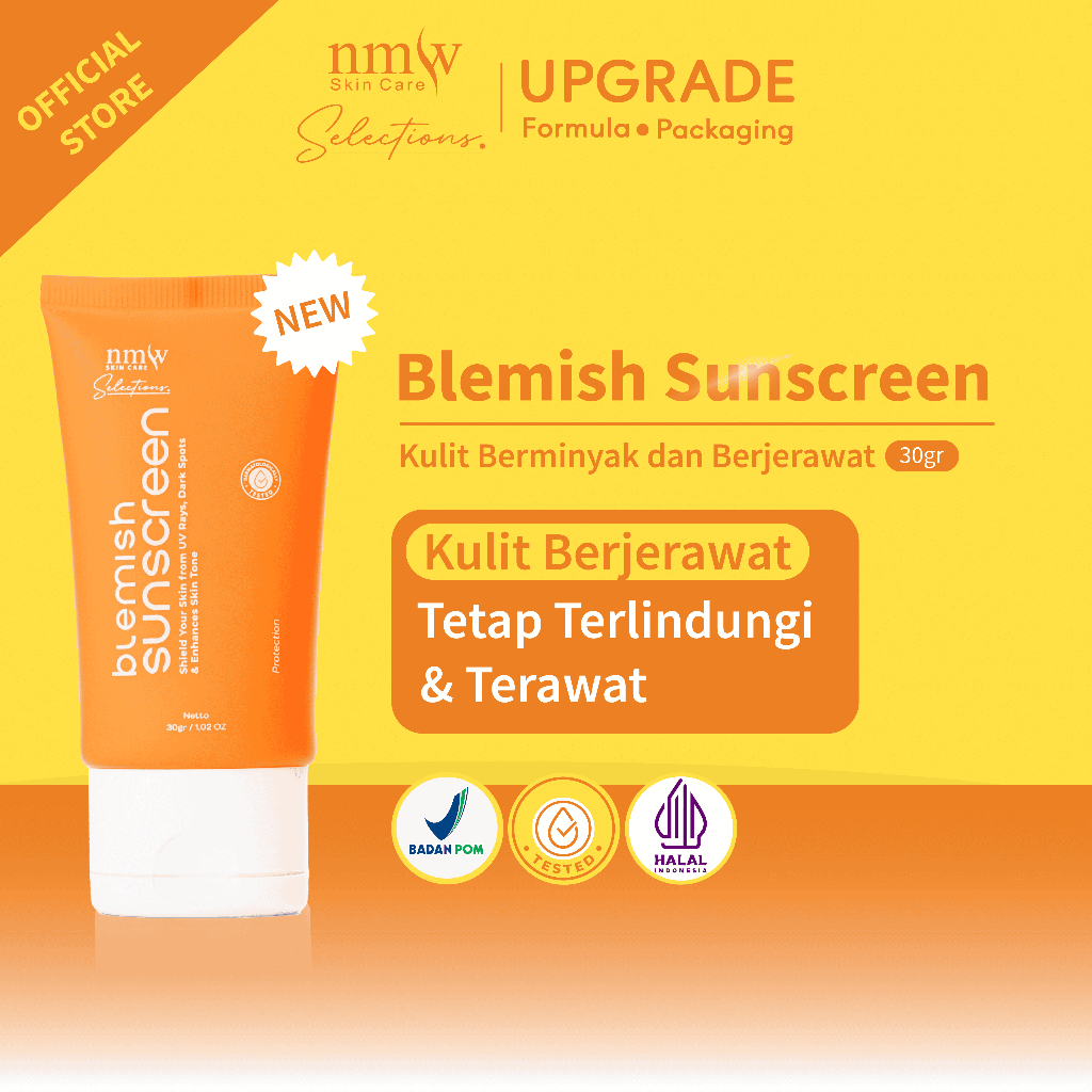 Jual NMW Selection Blemish Sunscreen - 30gr | Shopee Indonesia