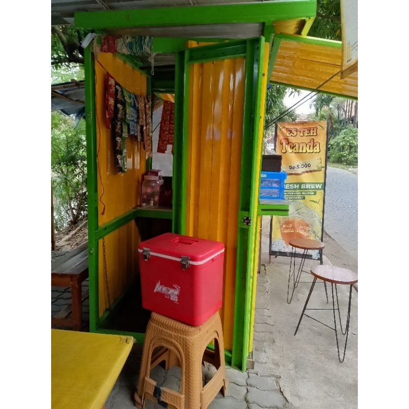 Jual dijual booth semi kontainer bekas 120 x 100 x 200 bekas mulus ...
