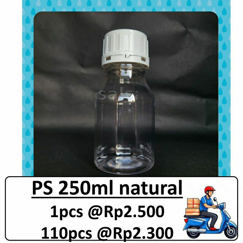 Jual (INSTAN) Botol PS 250ml Natural | Shopee Indonesia