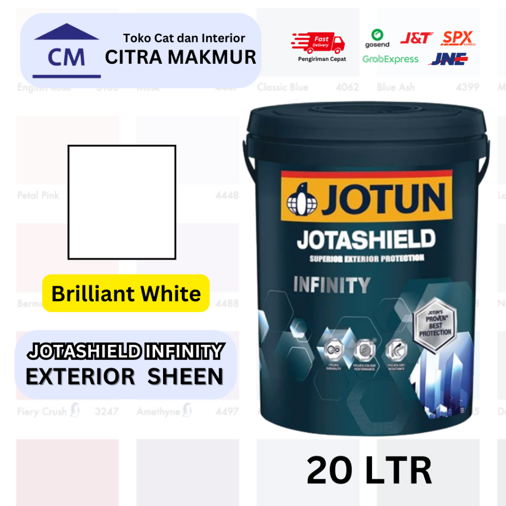 Jual NEW! Jotashield INFINITY BRILLIANT WHITE - 20 Ltr (Cat exterior ...