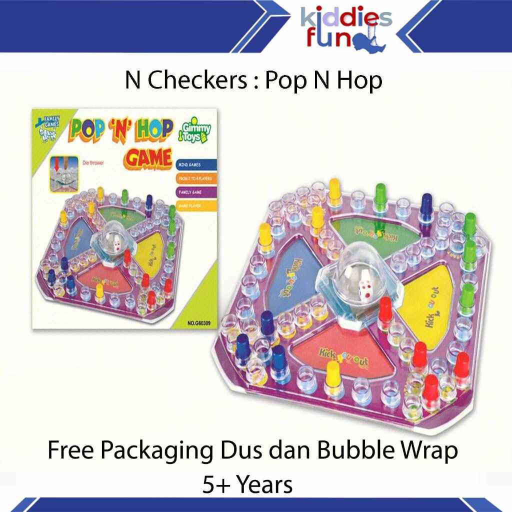 Jual Kiddies Fun - N Checkers | Mainan Edukasi Anak Permainan Ludo ...