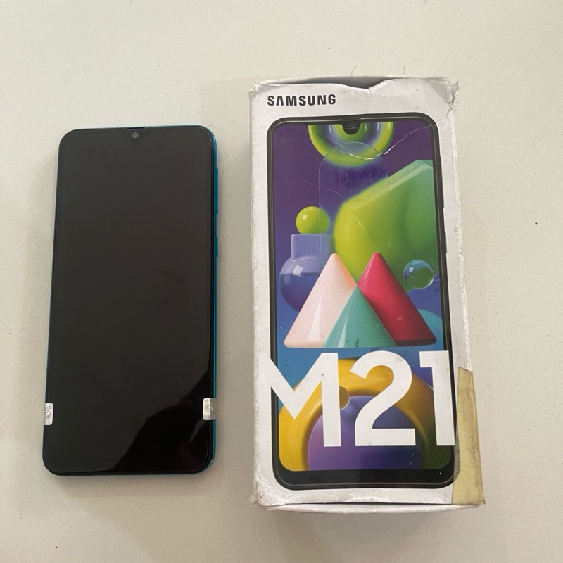 Jual samsung m21 4/64 second fullset | Shopee Indonesia