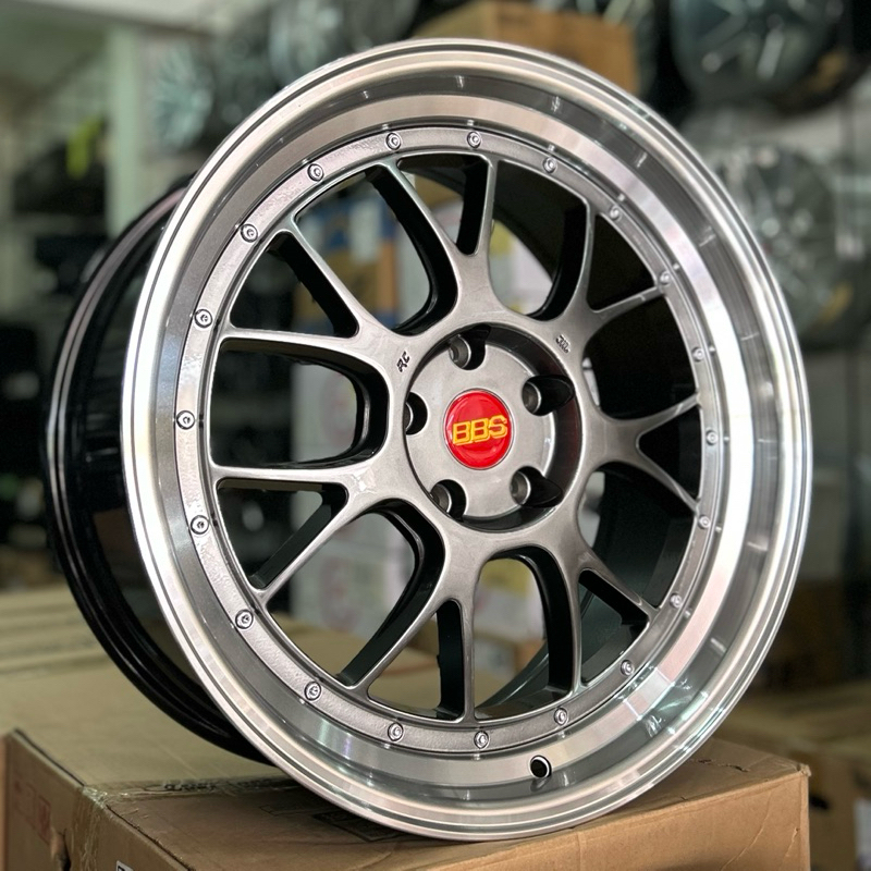 Jual Velg BBS Ring 19 Lebar 8.5 Pcd 5x114 Et 35 Warna Hyper Black Lip ...