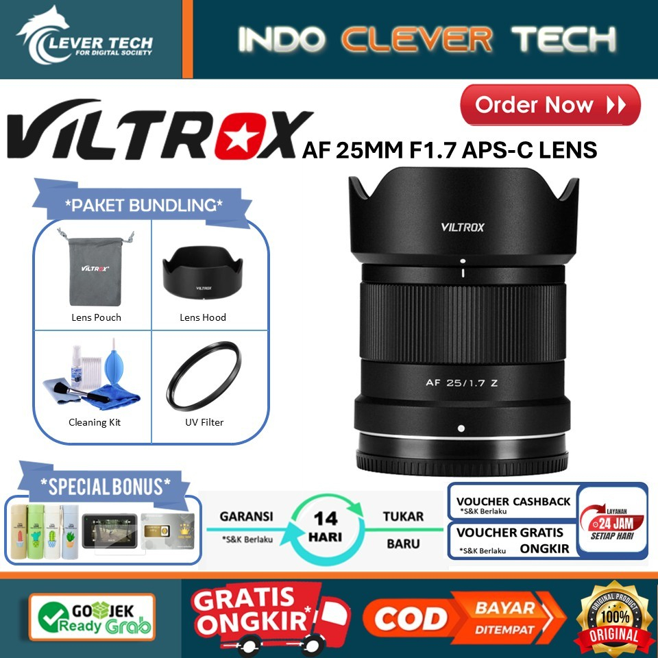 Jual Viltrox AF 25mm F1.7 Air APS-C Lens for Sony E-mount / Fuji XF / Nikon Z - GARANSI RESMI ...
