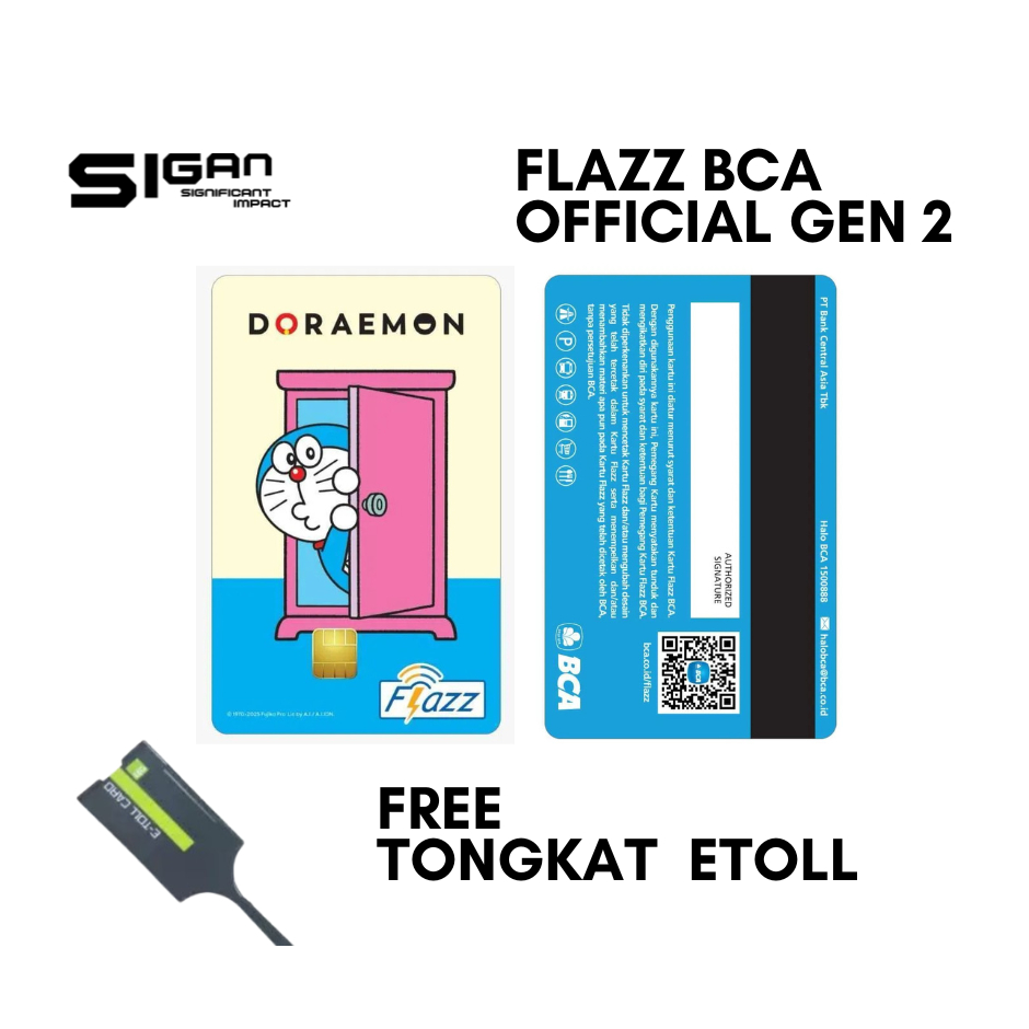 Jual Flazz BCA Gen 2 Special Edition Doraemon Original/ Official pintu ...