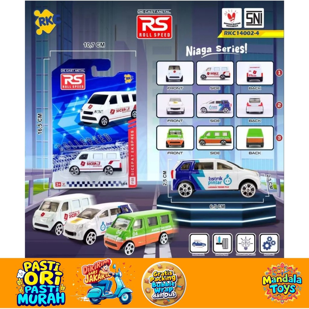 Jual Diecast Metal Mobil Polisi Angkot Bus Indonesia Roll Speed ...