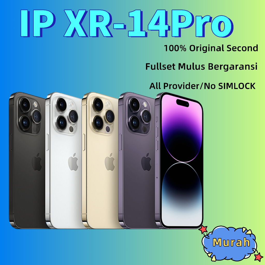Jual iphone 14 pro second 64GB 128GB 256GB hp ip 14 pro SECOND Original ...