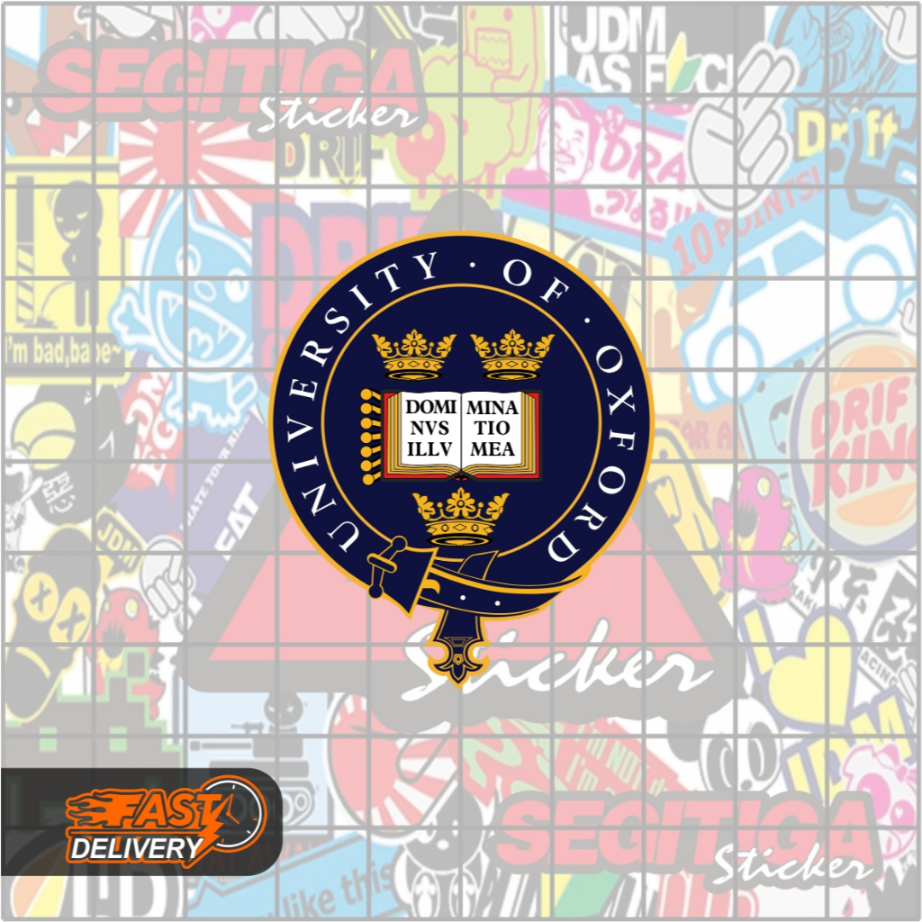 Jual Sticker Logo Oxford University Ukuran 4.2 x 5 Cm | Shopee Indonesia