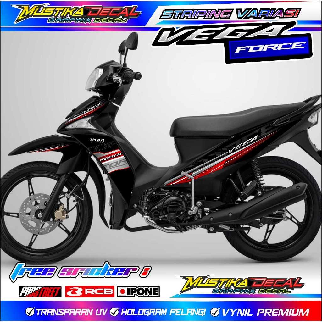 Jual STRIPING VARIASI YAMAHA VEGA FORCE / STICKER VARIASI YAMAHA VEGA ...