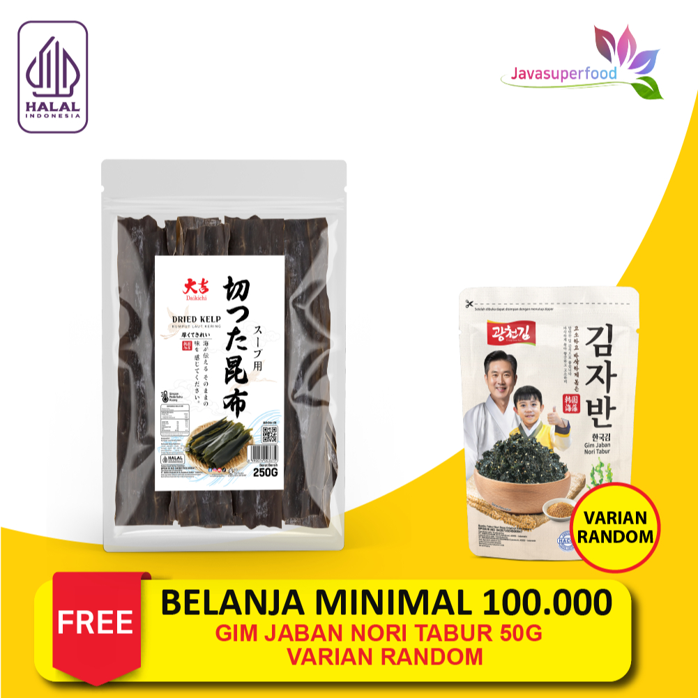 Jual Kombu / Konbu / Dashima Potong / Kelp Dashi / Rumput Laut Kaldu ...