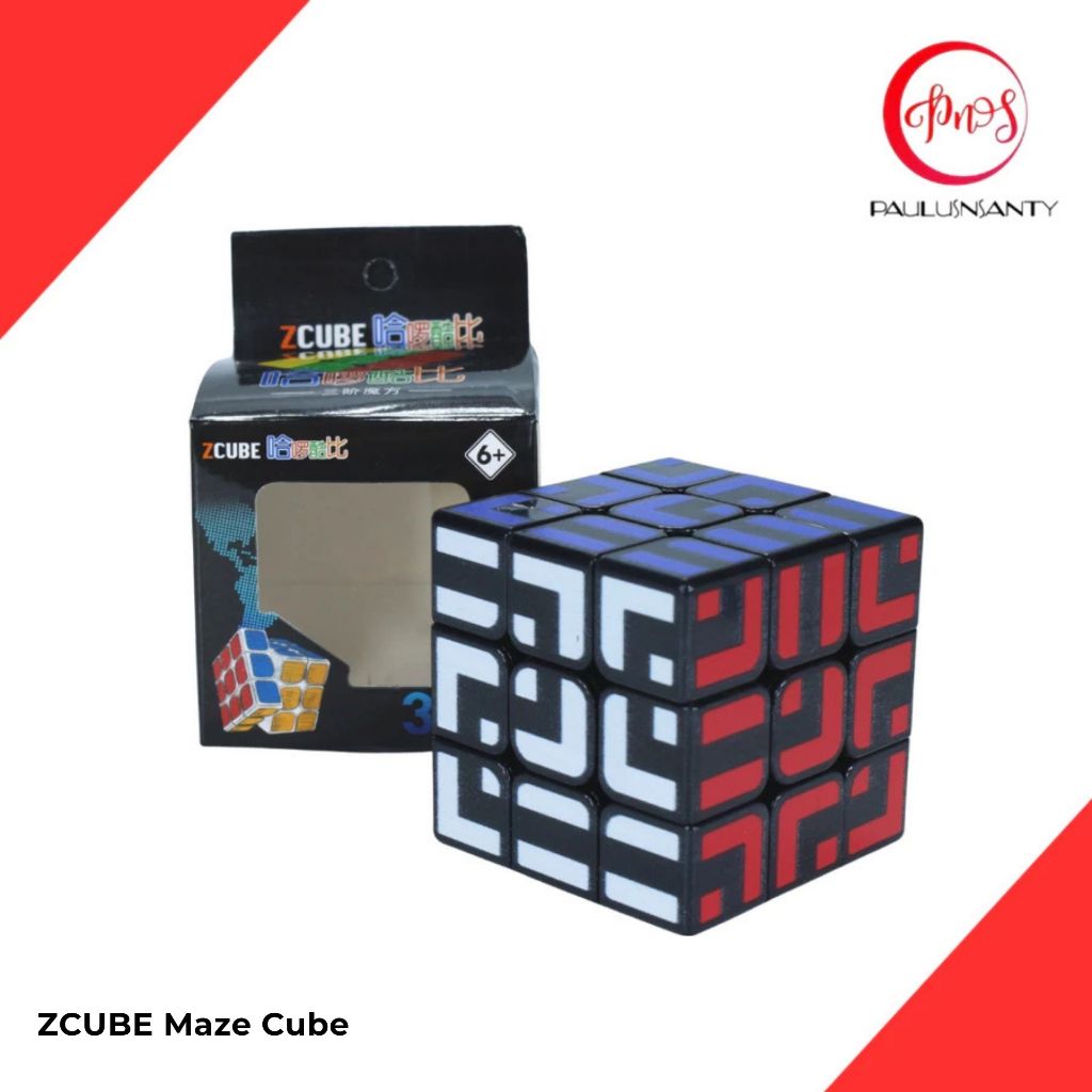 Jual Cube Puzzle 3x3 Z-Cube Maze 3x3 Cube ORIGINAL | Shopee Indonesia