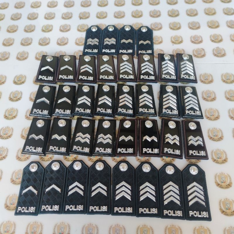 Jual PANGKAT BRIPDA / Briptu / Brigadir / Bripka / List bordir coklat ...