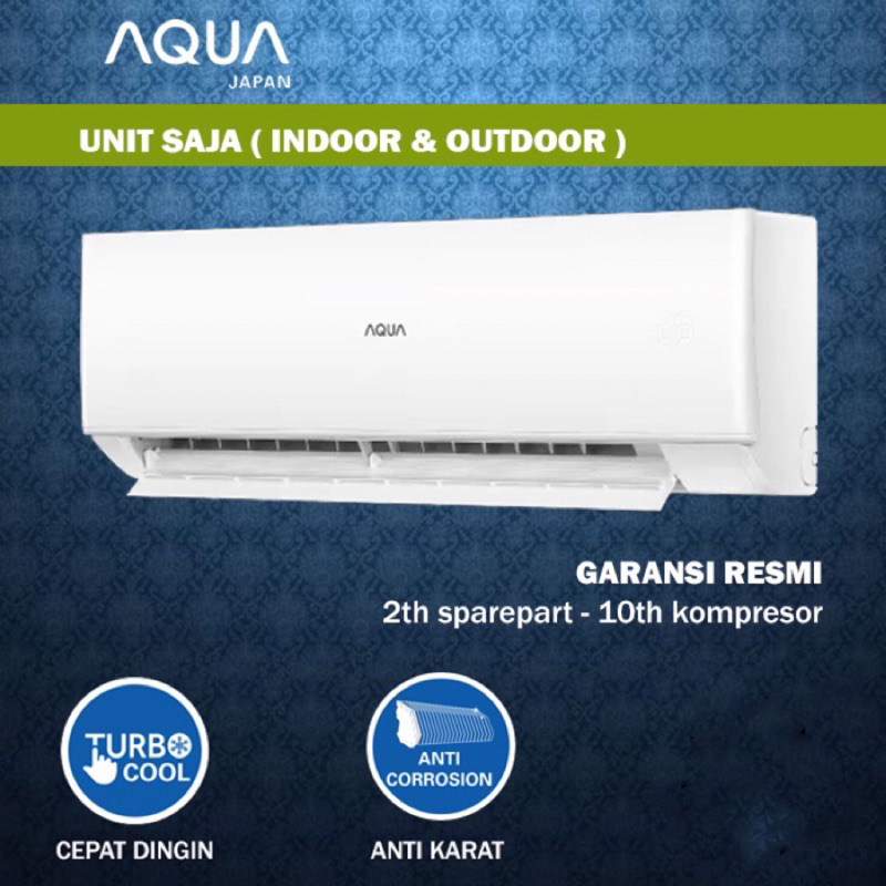 Jual AQUA AC low watt AQUA Japan AC AQUA 1/2 PK R32 AQUA AQA CR5FQDGL ...