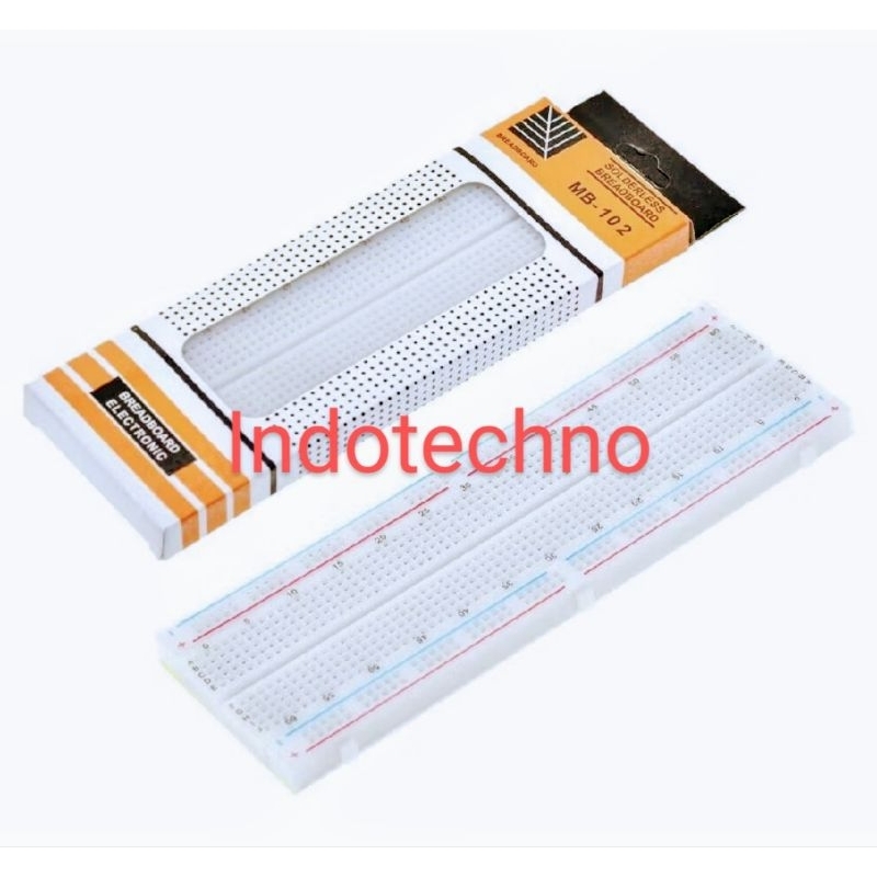 Jual Breadboard PCB MB102 Jumper Arduino Uno Bread Board | Shopee Indonesia