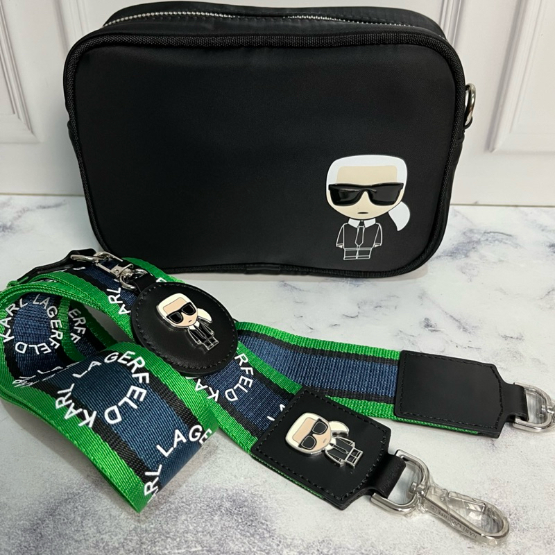 Jual KARL LAGERFELD NYLON CAMERA BAG | Shopee Indonesia