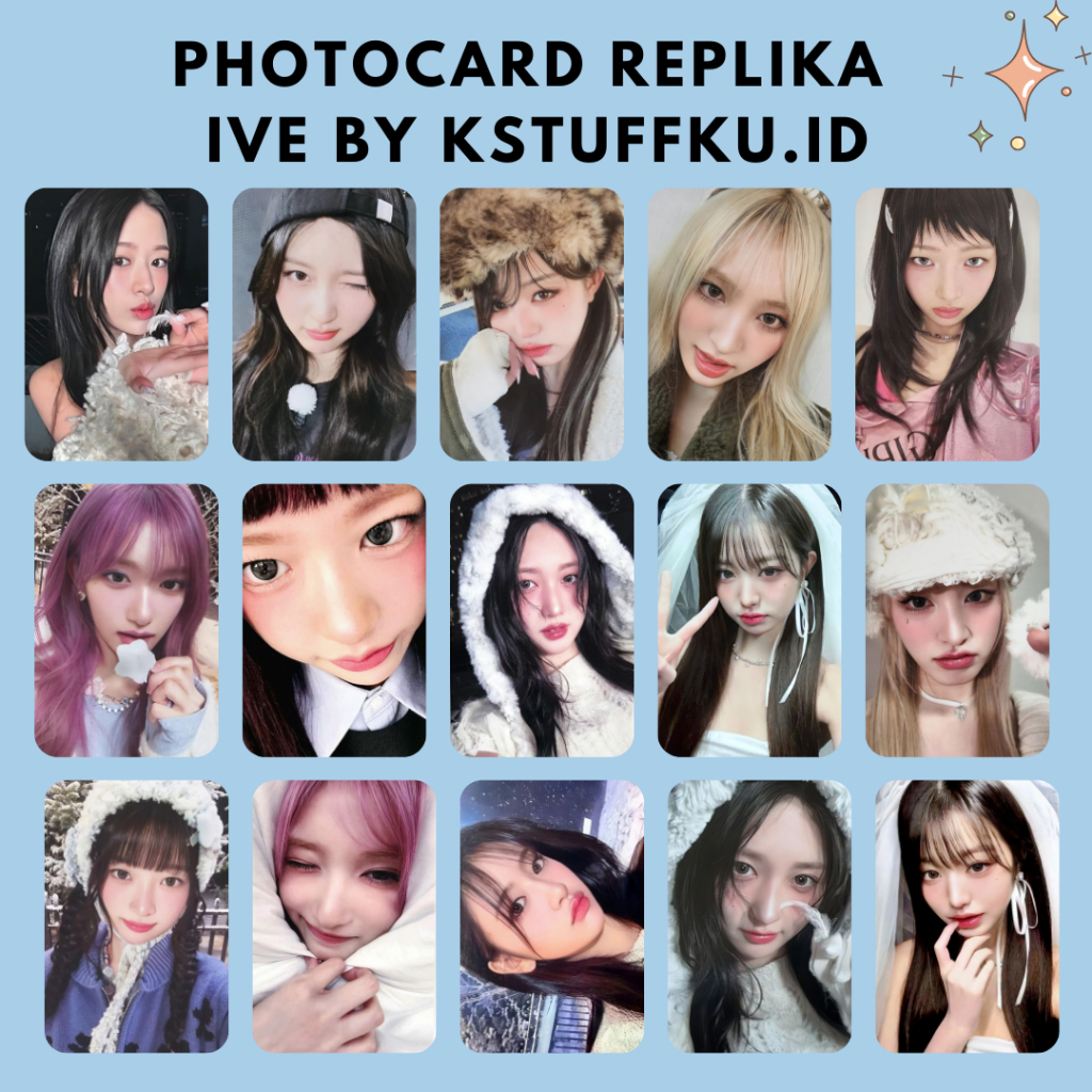 Jual [MIN BELI 5] Photocard replika IVE empathy by kstuuffku.id | Shopee Indonesia