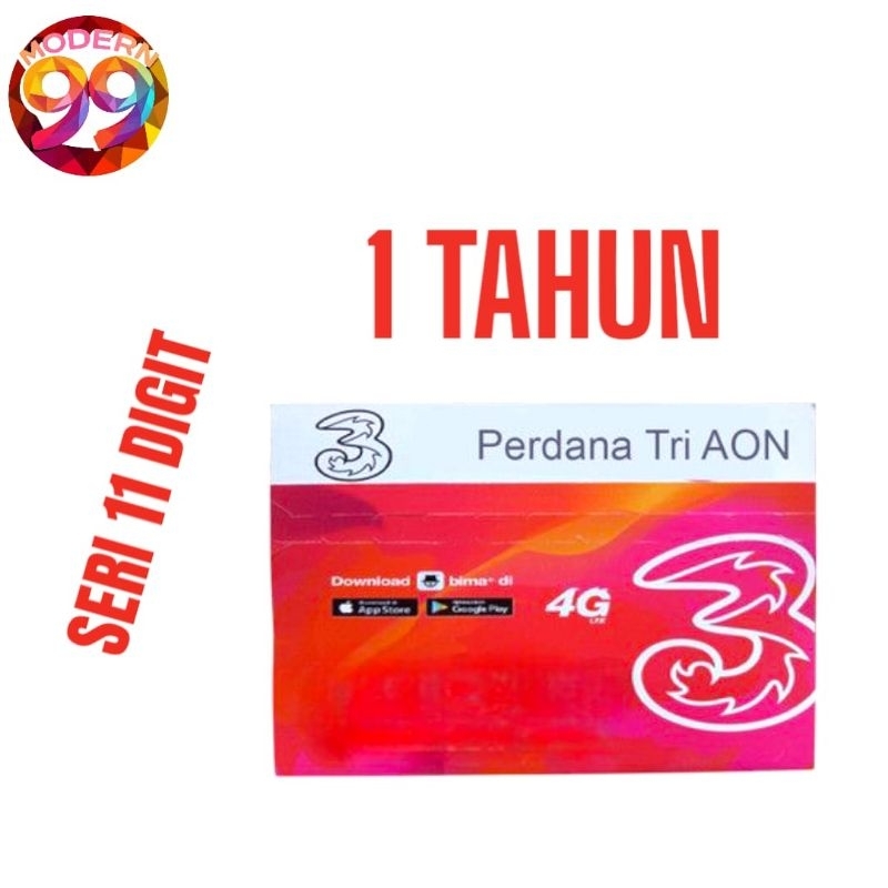 Jual Kartu Perdana 3 / TRI 1 tahun | Shopee Indonesia