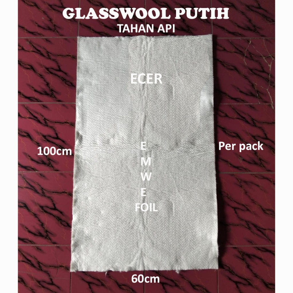 Jual Panjang 1 meter Tebal 10 mm Super JUMBO Glaswool Putih Impor ...