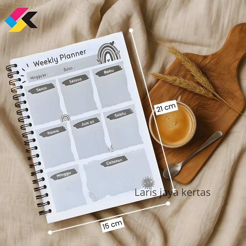 Jual Weekly Planner / Diary Planner / Buku Agenda / Planner Harian ...