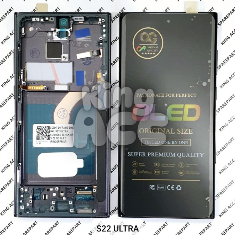 Jual OLED OG SUPER LCD TOUCHSCREEN SAMSUNG GALAXY S22 ULTRA 5G / S908E ...