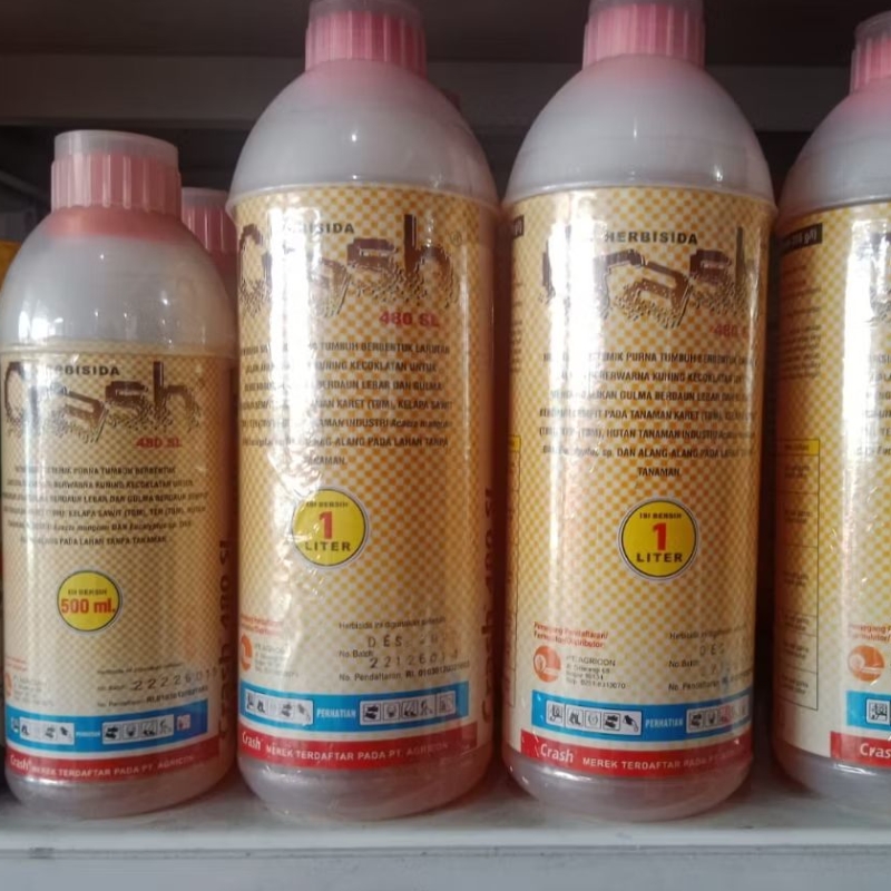Jual Herbisida Crash 480 SL Bahan aktif : Isopropilamina glifosat 480 g ...